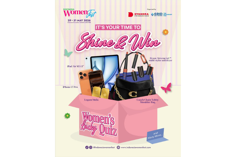 Dari Coach bag hingga iPad Air, ini hadiah Women’s Lucky Quiz IWF 2026