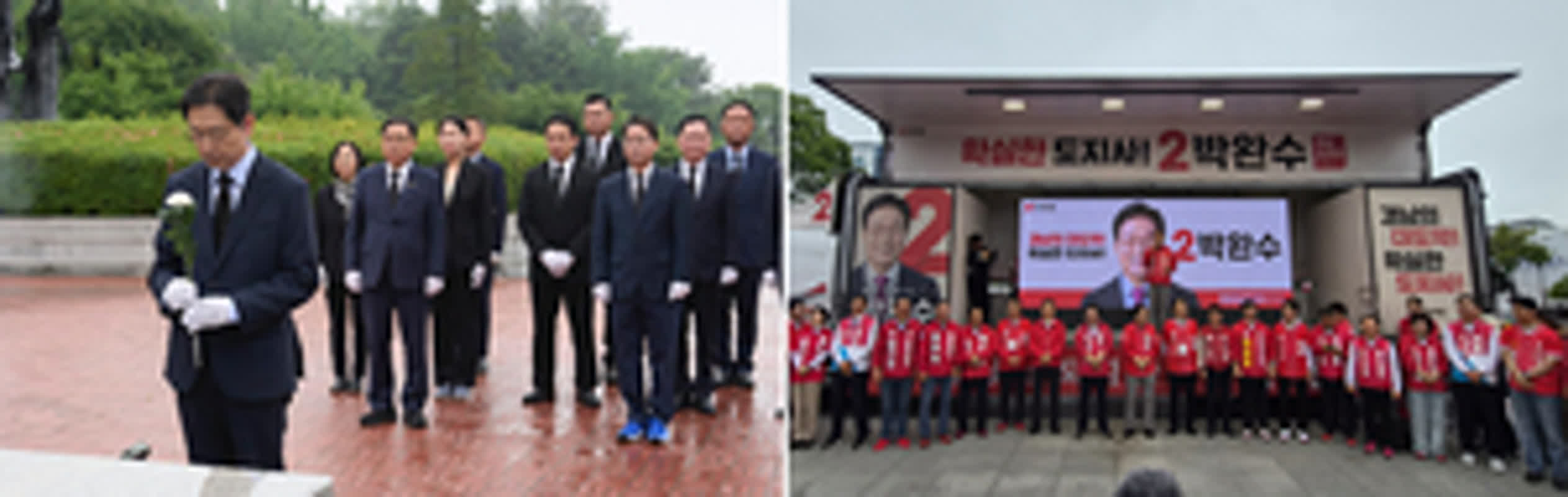경남지사 후보, 김경수 ‘경남대전환’ 박완수 ‘낙동강벹트’