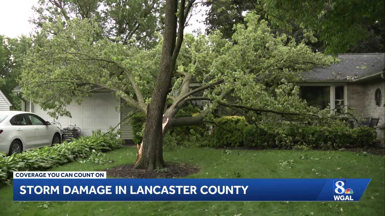 A fast-moving storm caused significant damage in Manheim Township ...