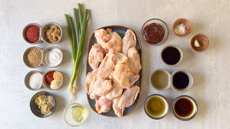 Korean dry-rubbed chicken wings recipe