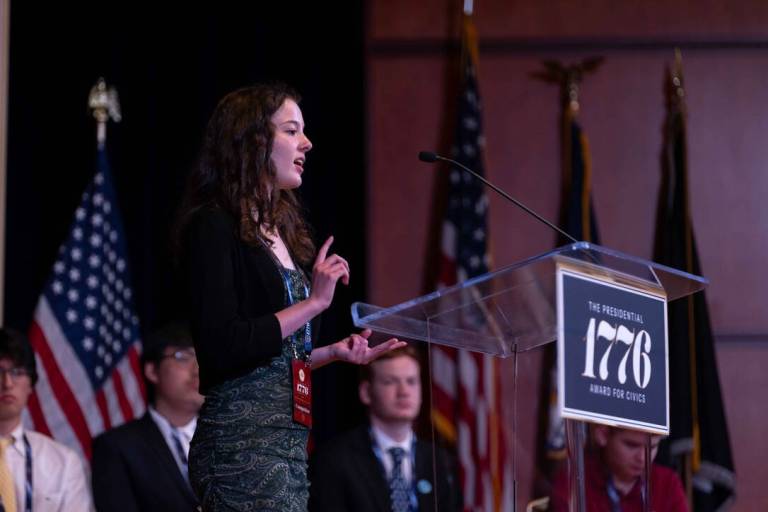 MIHS junior excels in the Presidential 1776 Award for Civics competition