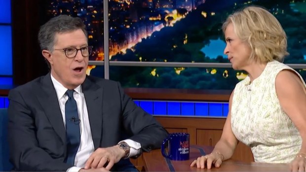 Stephen Colbert grilled by Billy Crystal, Amy Sedaris, wife Evie and ...