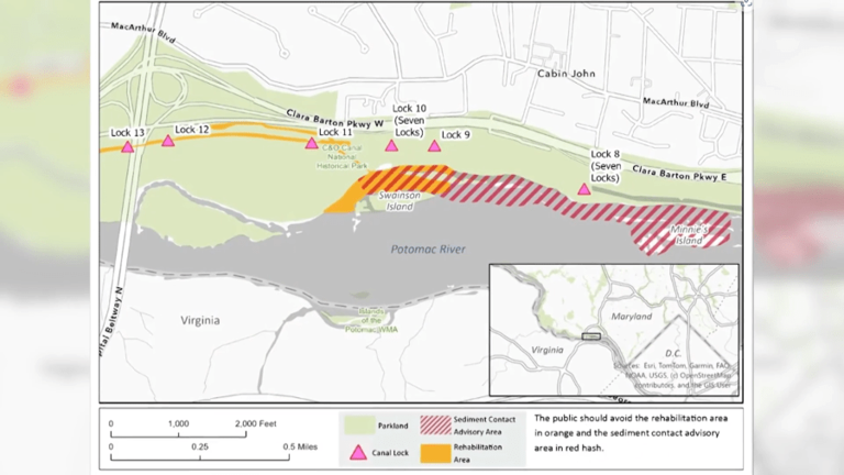Months after massive Potomac sewage spill, lingering odor and shoreline ...