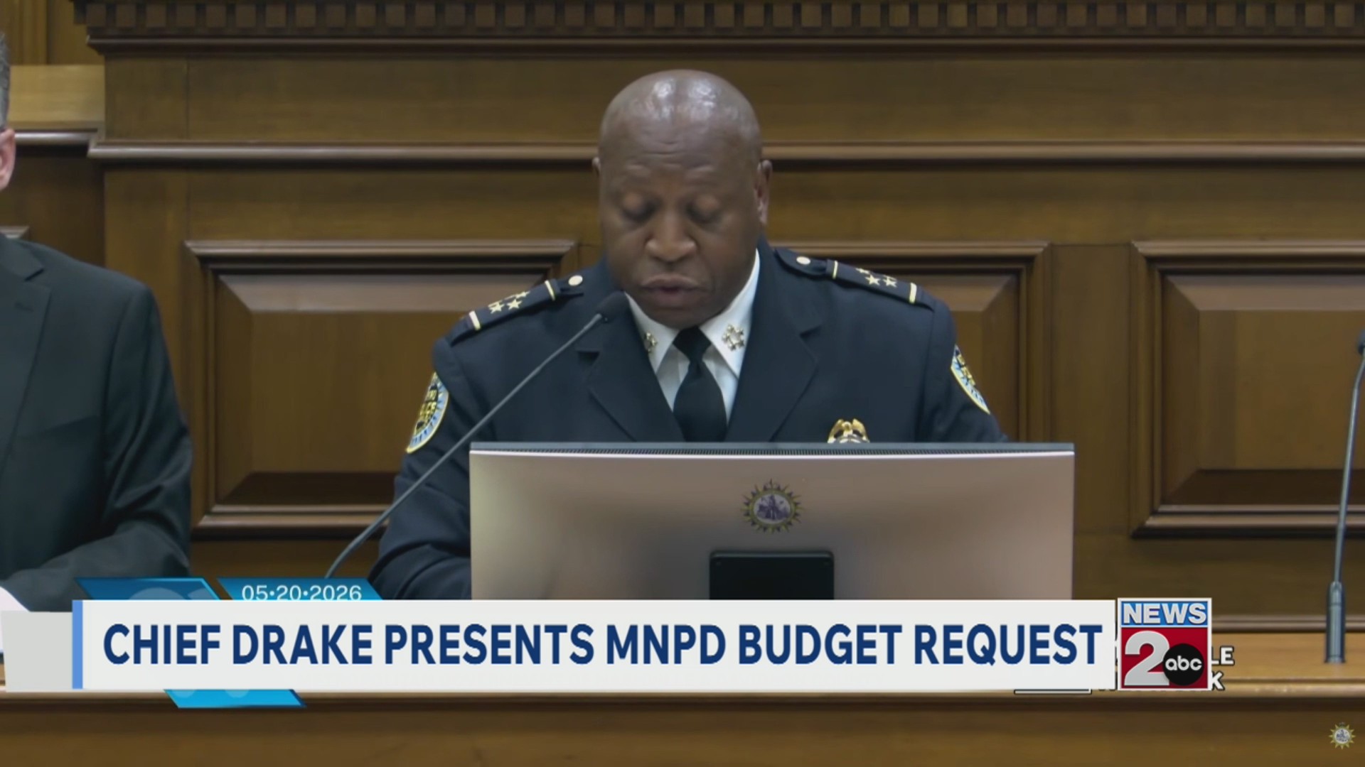 Metro Police Chief Drake presents MNPD budget request