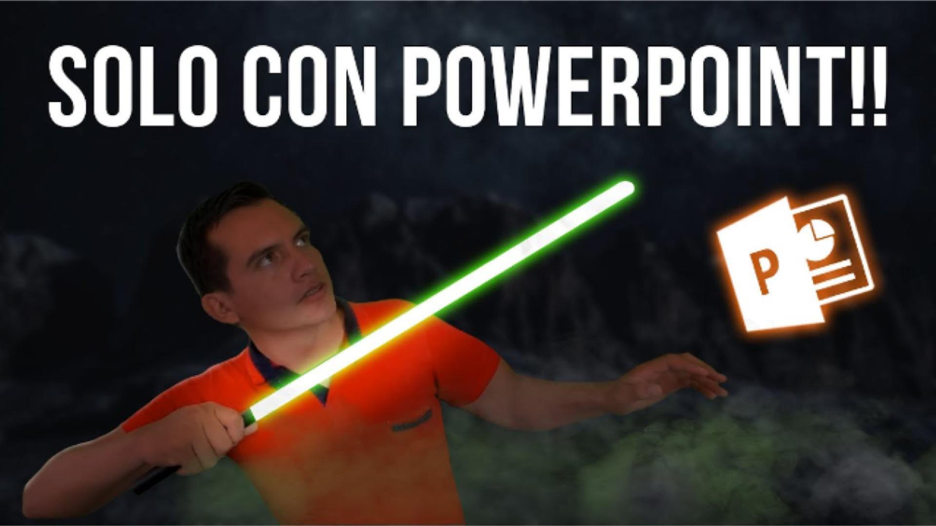 Creó una espada láser usando solo PowerPoint