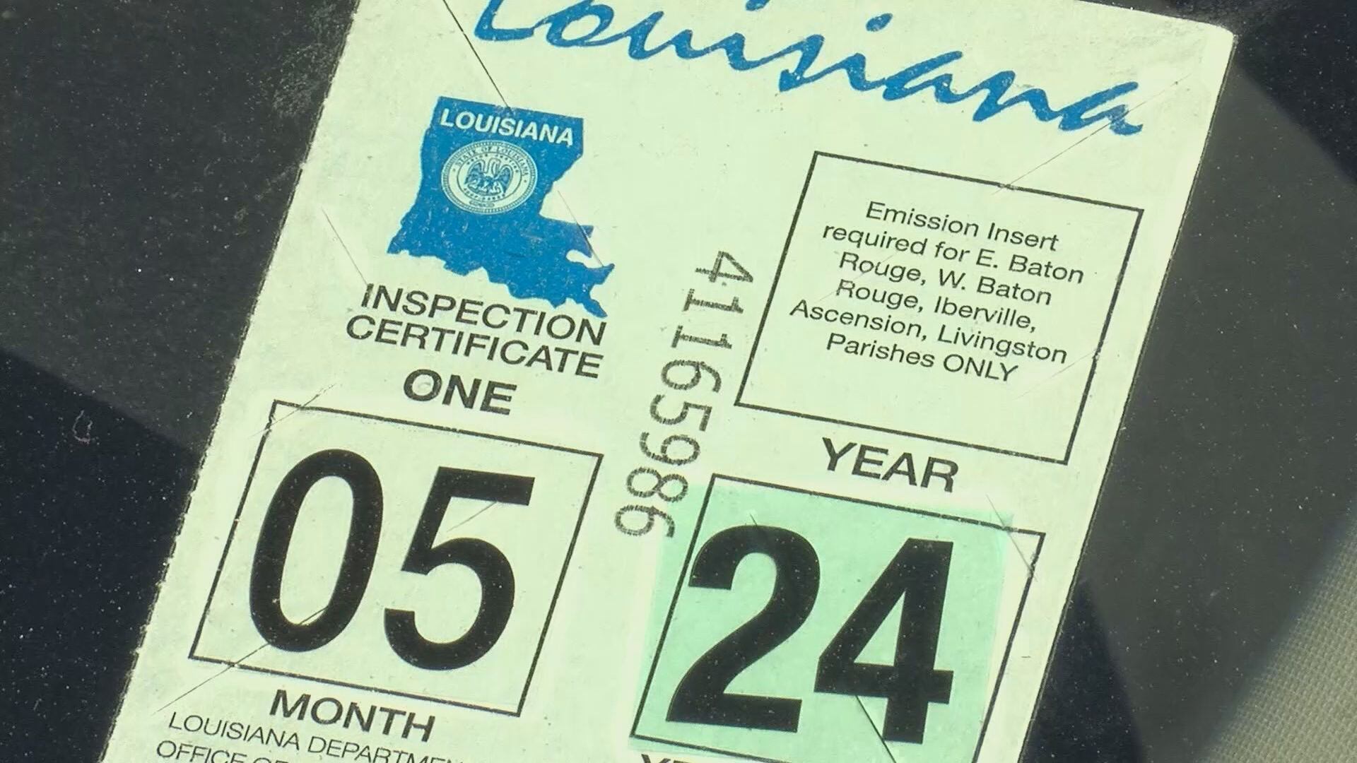 Louisiana nears replacing inspection stickers with QR codes