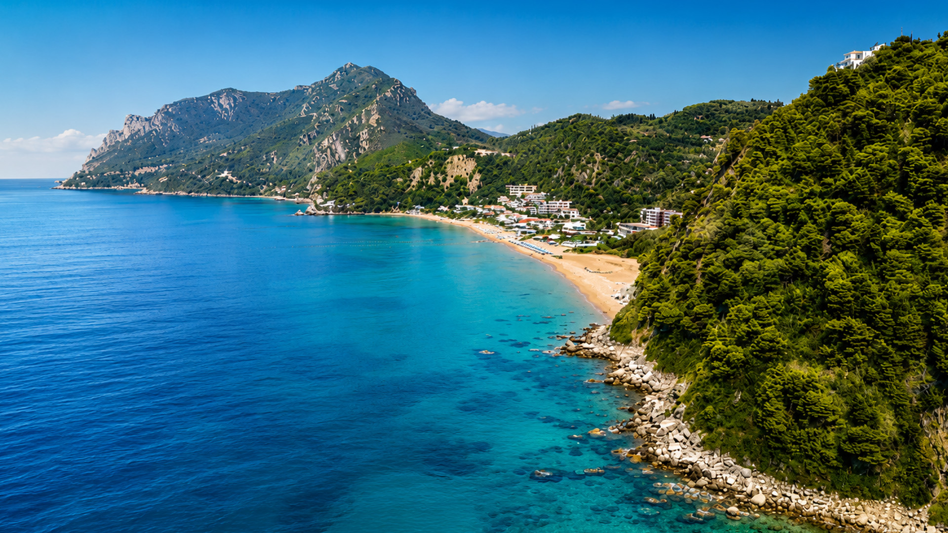 Why are these Greek cliffs still untouched?