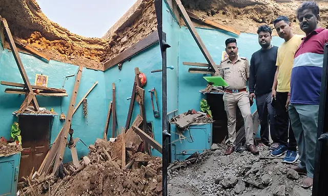 Vijayapura: Woman dies after roof collapse at house