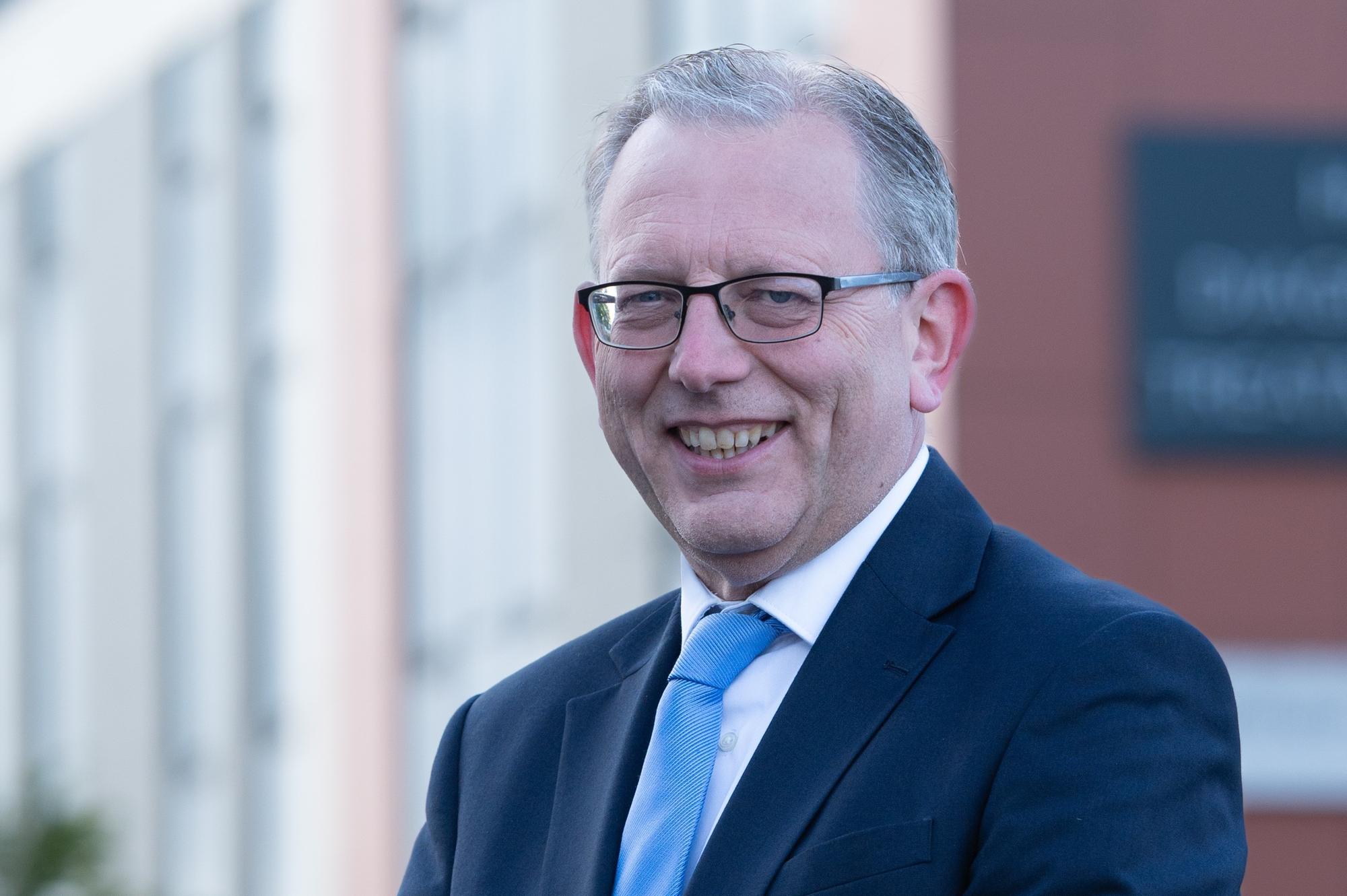 Former Wigan mayor Michael Winstanley is unveiled as the Conservative ...