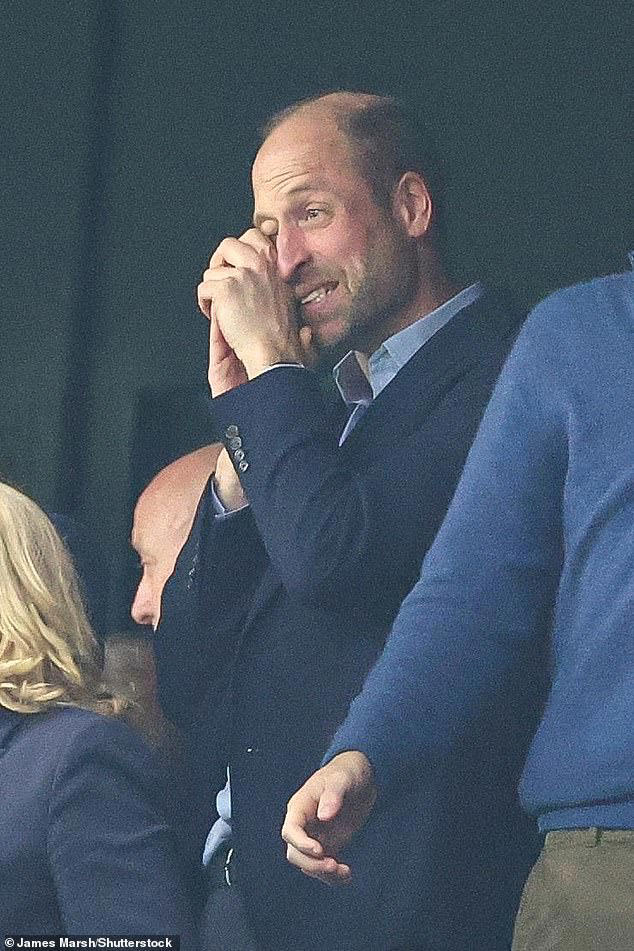 William's band of villains: Prince celebrates Villa win with old ...