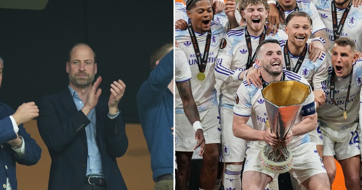 Prince William stops by Aston Villa’s locker room — and captain John ...