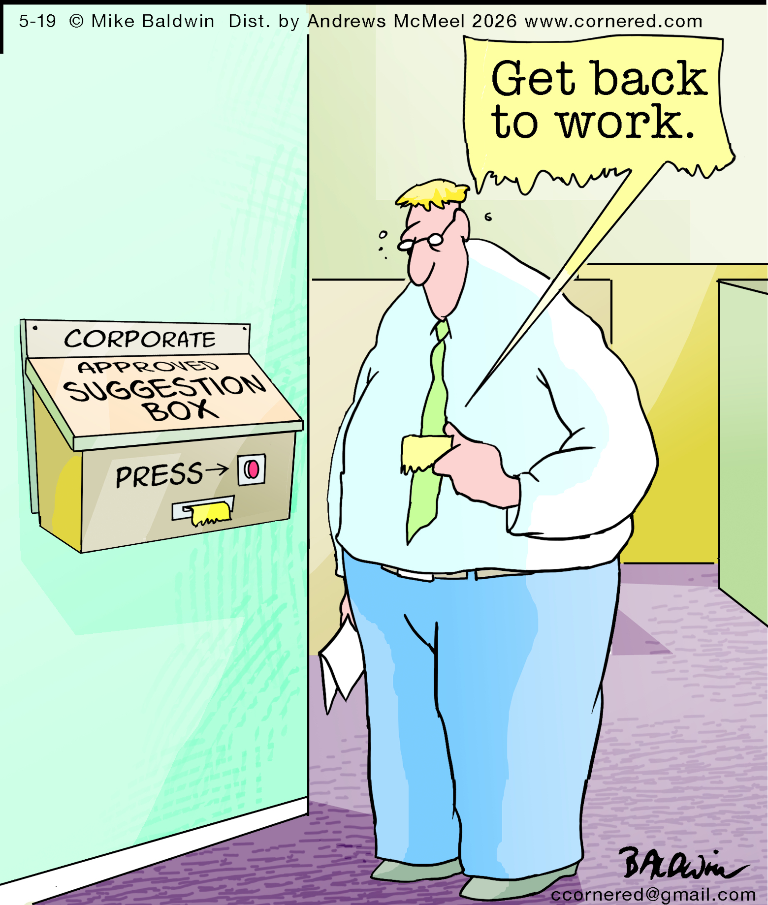 Cornered by Mike Baldwin