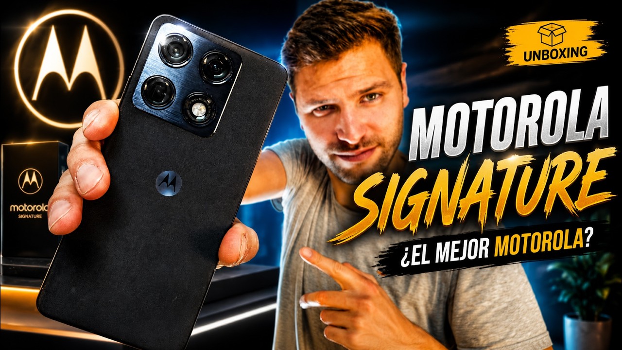 Motorola Signature unboxing y primeras impresiones