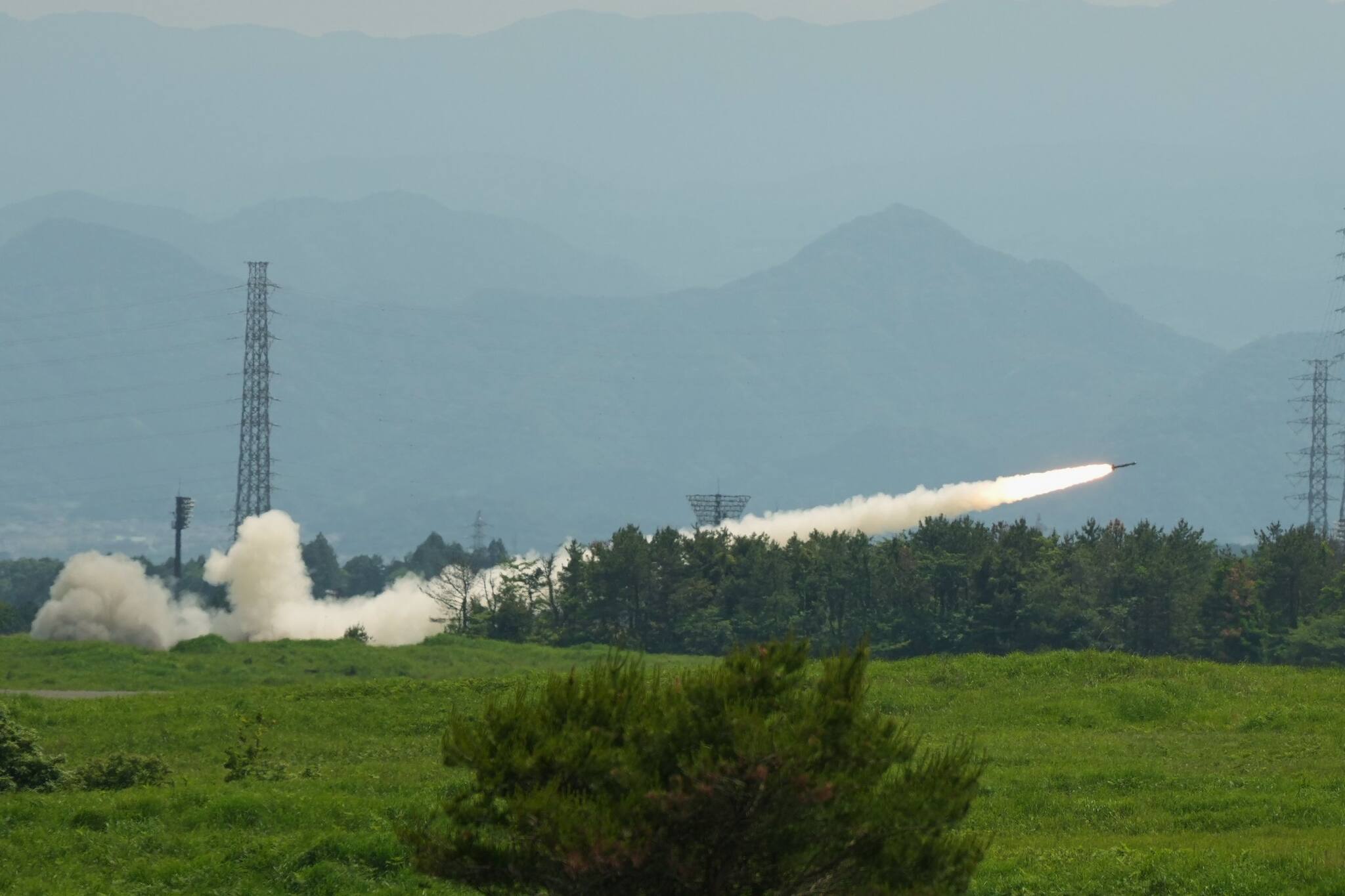 US-Marine testet mobiles Raketensystem am Berg Fuji in Japan