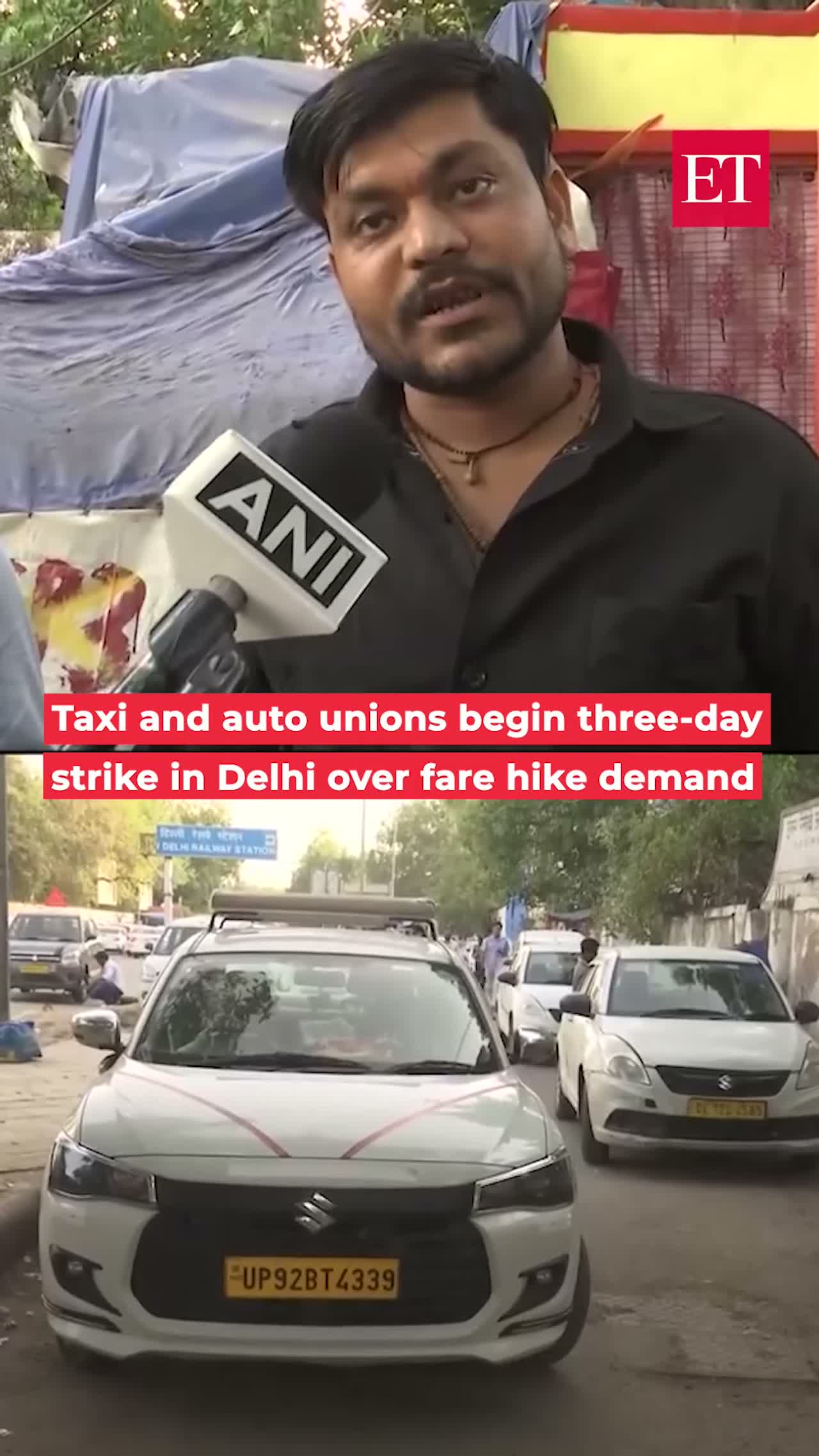 Taxi and auto unions begin three-day strike in Delhi over fare hike demand