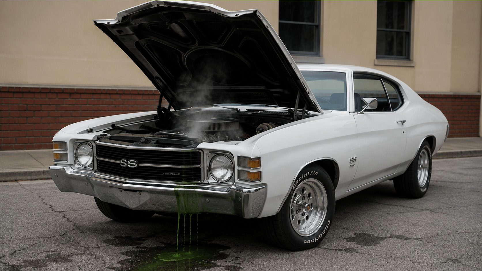 This Chevelle overheated during an unexpected test drive problem