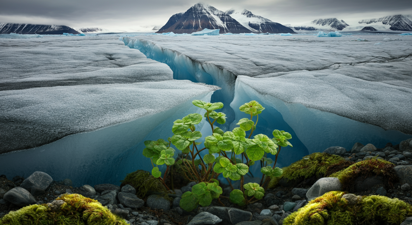 Scientists uncover 40,000-year-old frozen plants beneath ice on Baffin ...