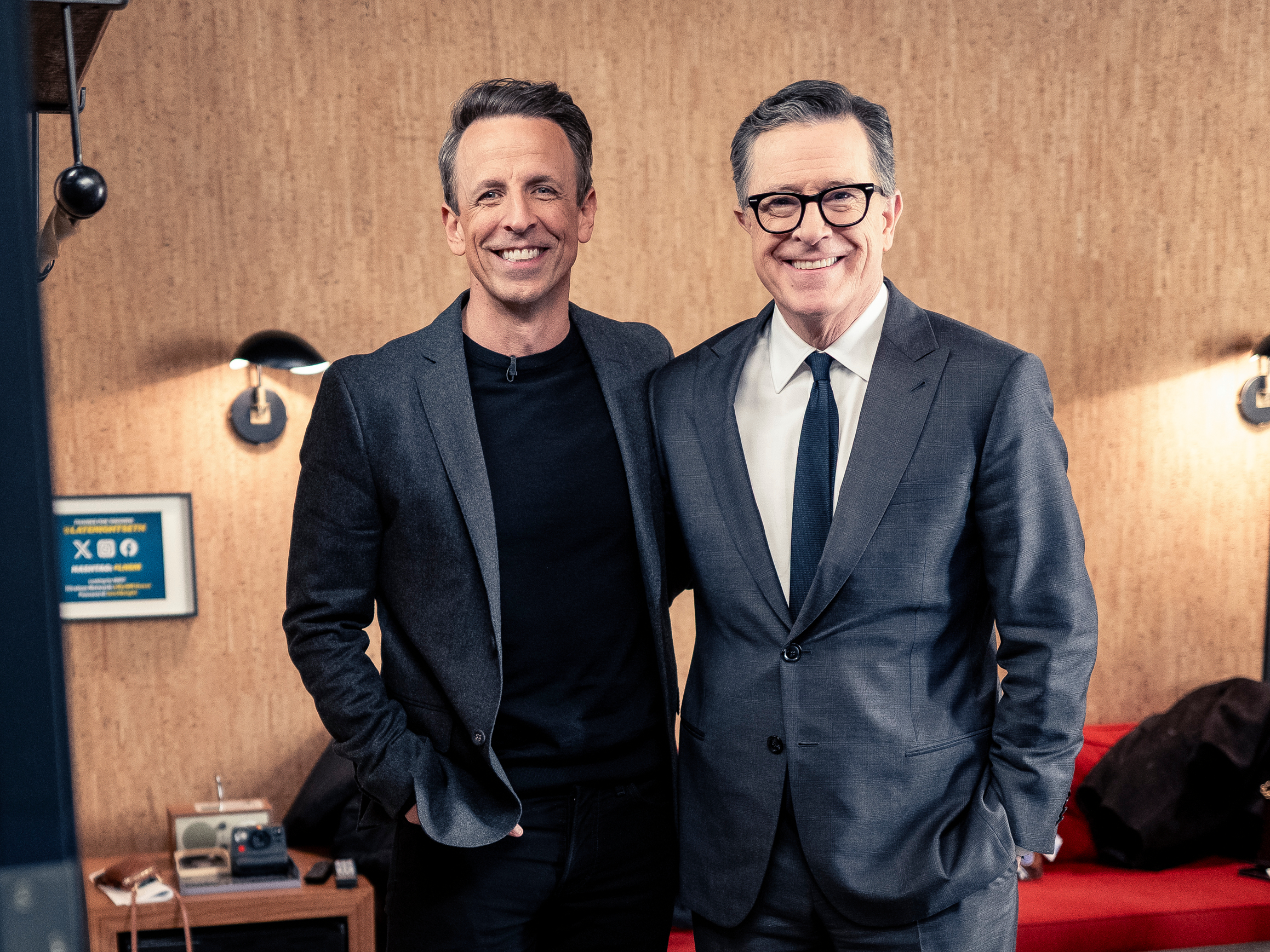 Seth Meyers describes 'The Late Show' ending as 'a very sad week'