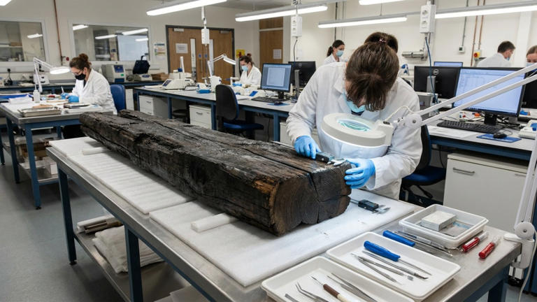 Obras na Holanda revelam de repente um barco medieval: a estrutura ...