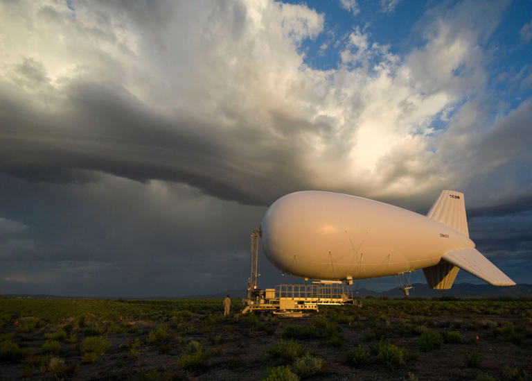 US military surveillance blimp on loan to CBP is lost at the southern ...
