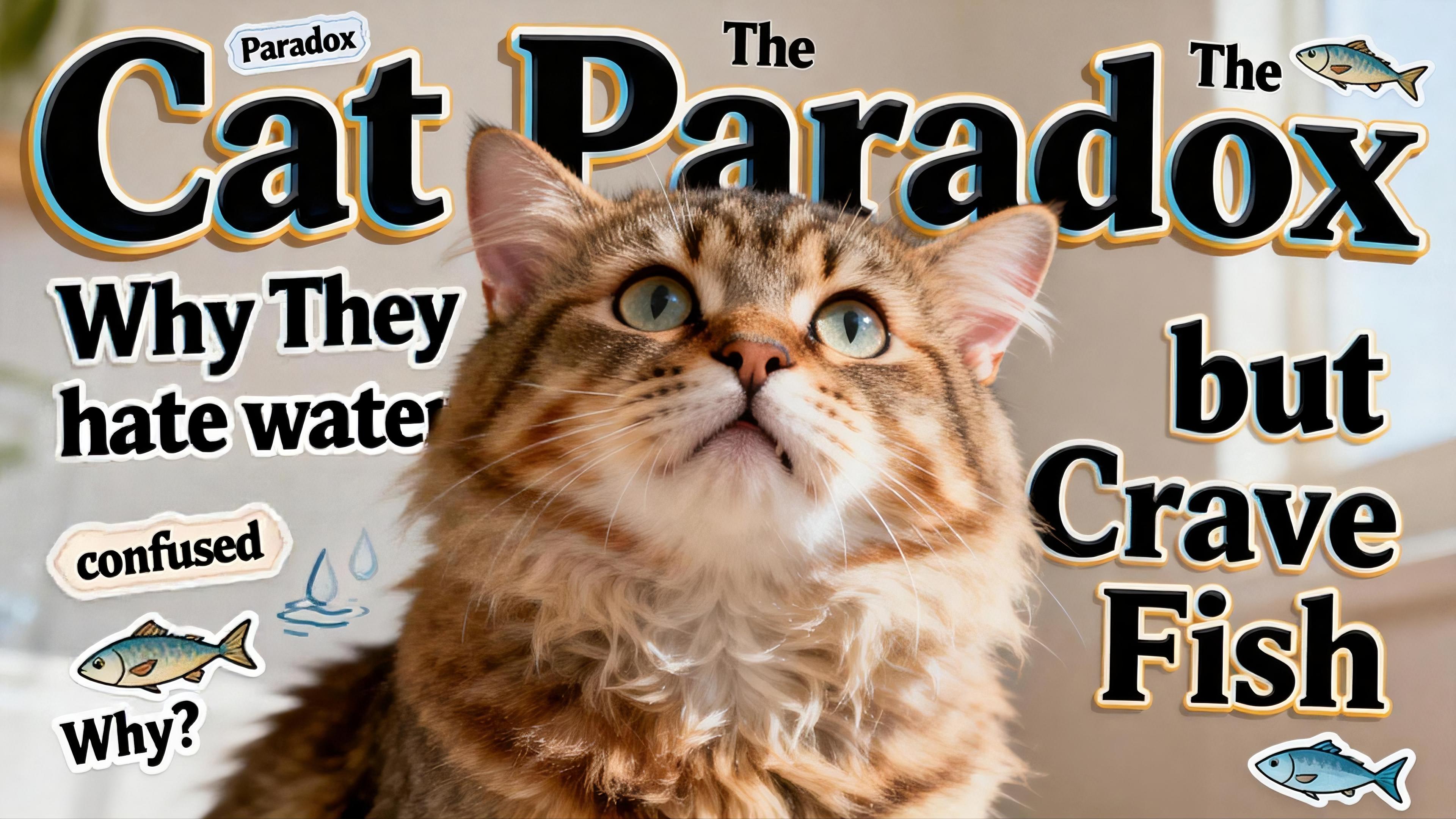 The cat paradox: Why they hate water but crave fish