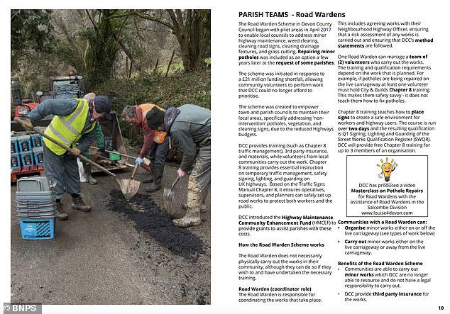 Lib Dem councillor calls for volunteers to fill potholes and admits 'we ...