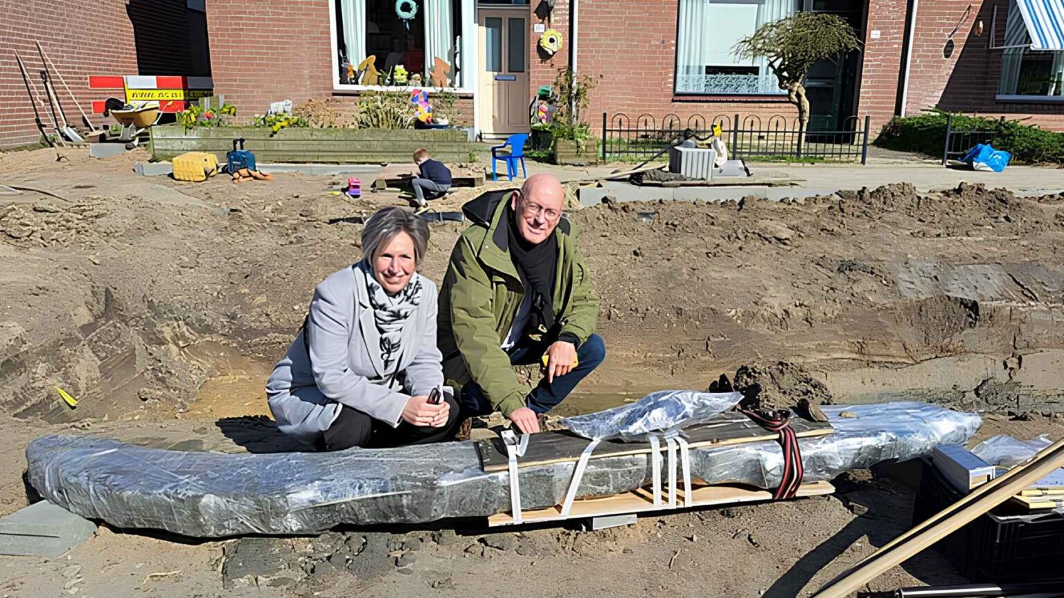 Obras na Holanda revelam de repente um barco medieval: a estrutura ...