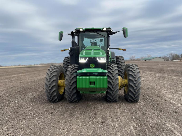 Deere's second-quarter profit falls as large equipment demand stays weak