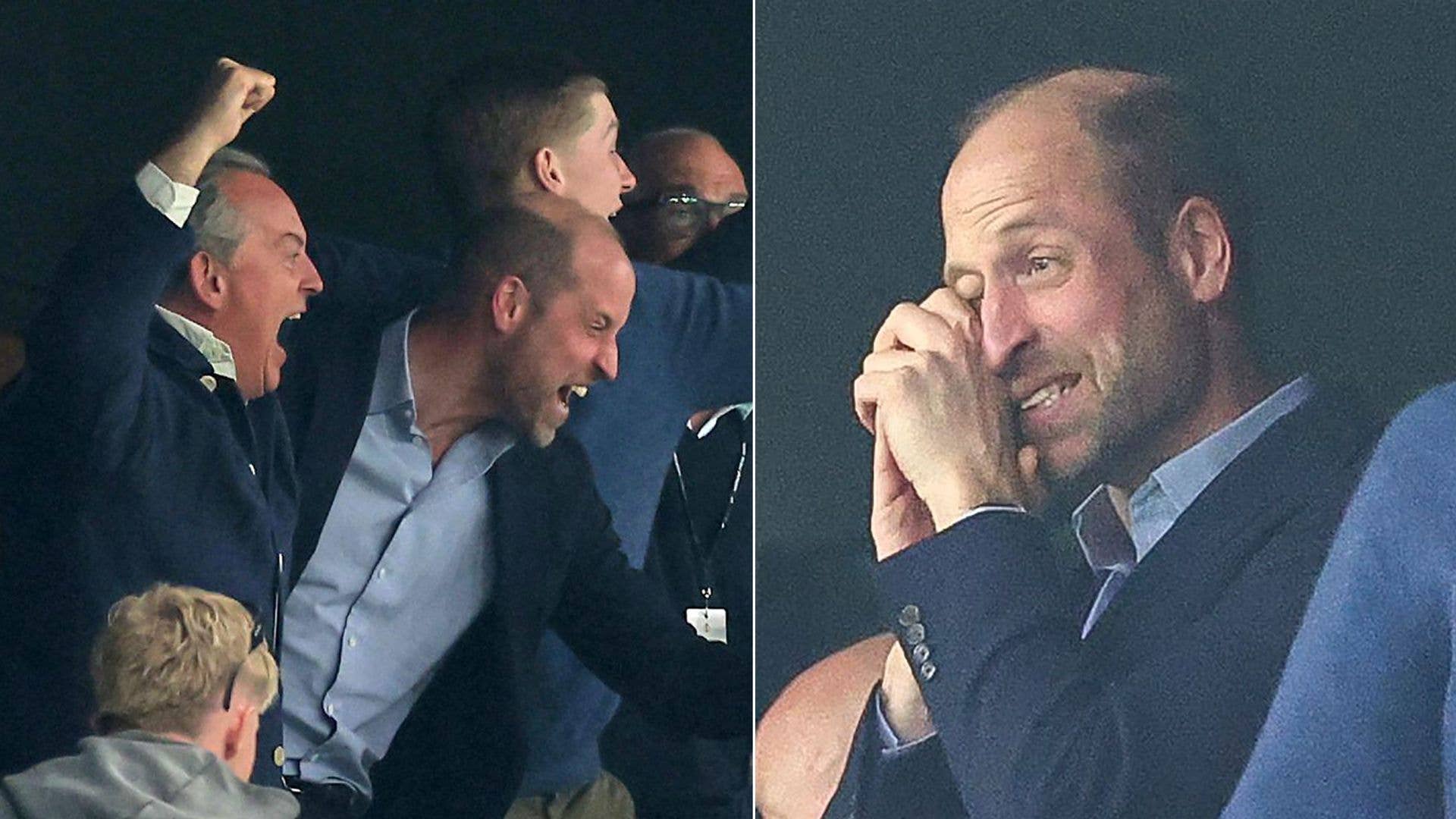 Tearful Prince William experiences every emotion as Aston Villa ...