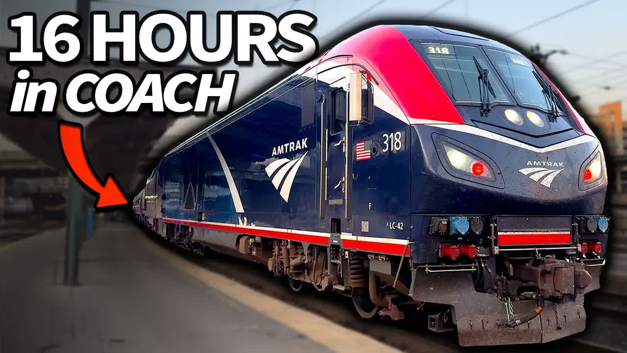 Amtrak's Silver Meteor left Georgia at sunset and arrived in New York ...