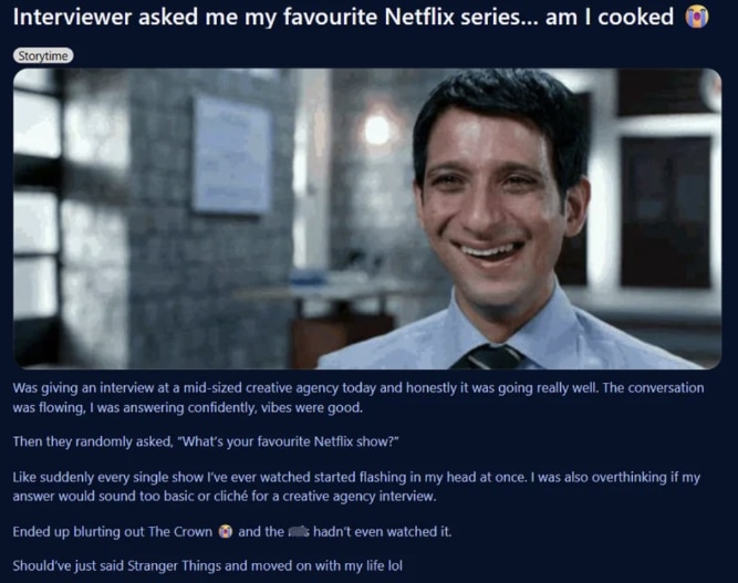 Candidate thought interview was smooth until interviewer asked him this ...