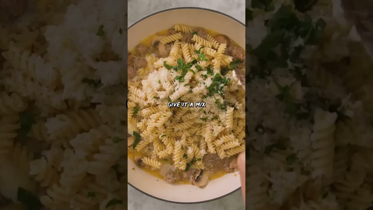One pan, 30 minutes: The creamy sausage and mushroom pasta you'll make ...