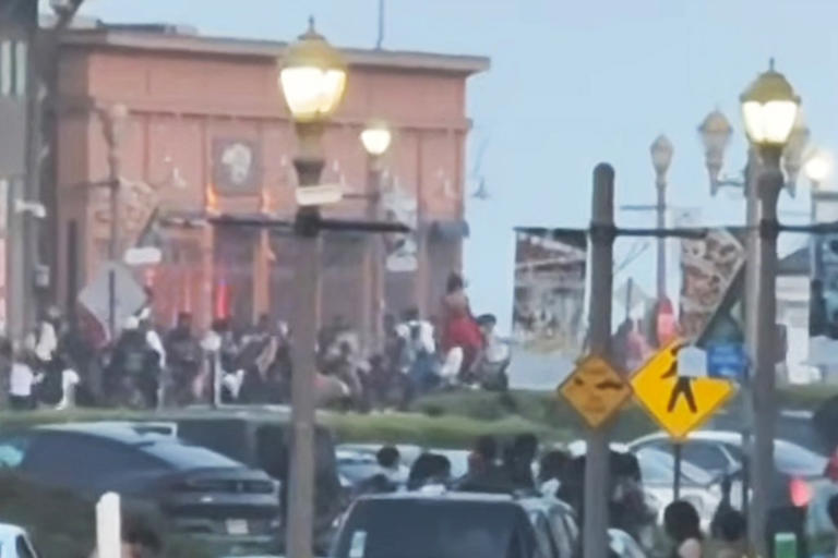Hundreds of young people take over NJ beach town, sparking chaos and ...