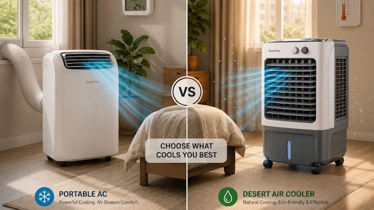 Portable AC vs air cooler: Cooling, cost, electricity consumption ...