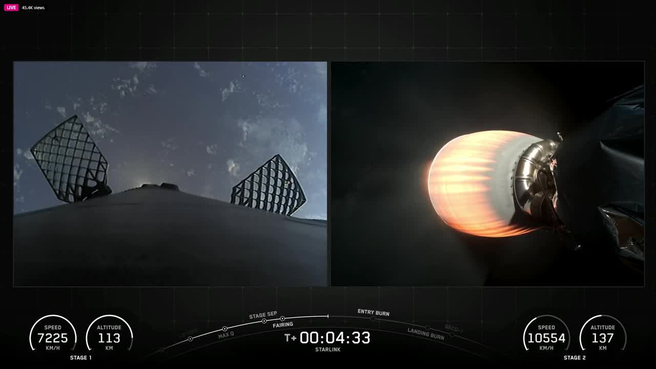 Watch: SpaceX launches Starlink satellites from Cape Canaveral