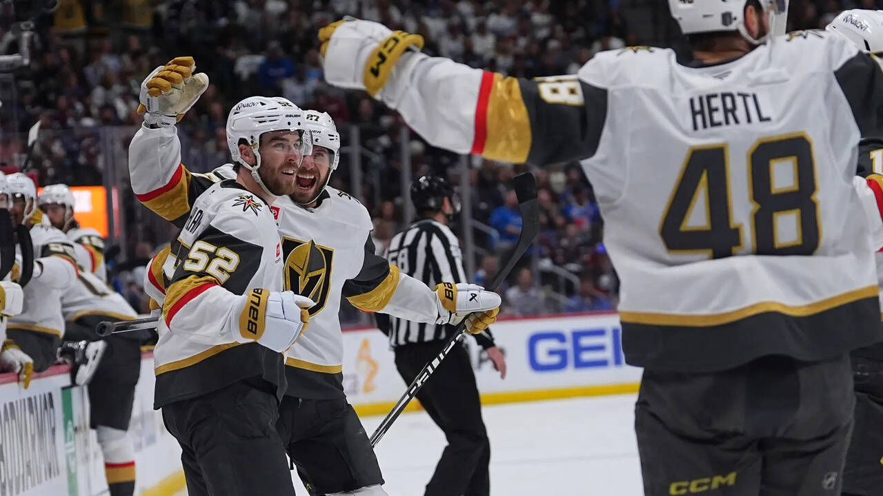 Dylan Coghlan's breakthrough goal leads Golden Knights to victory over ...