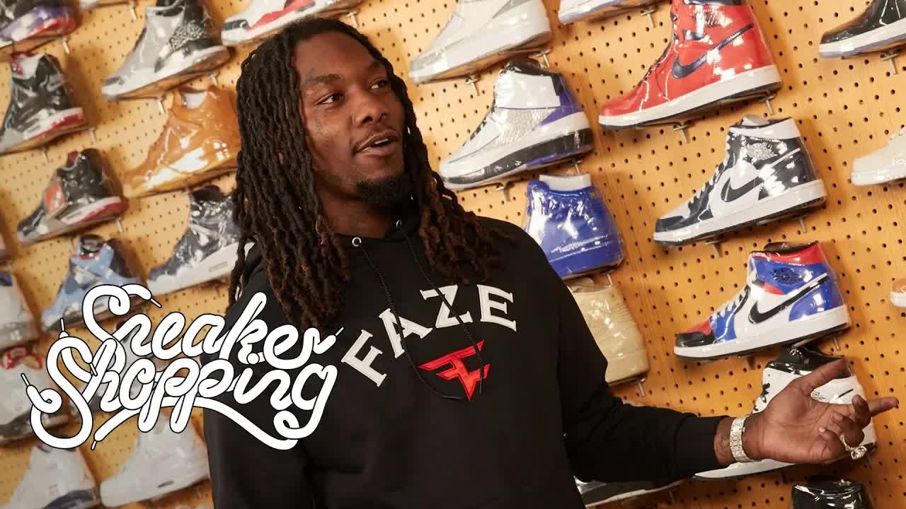Offset goes sneaker shopping with Complex