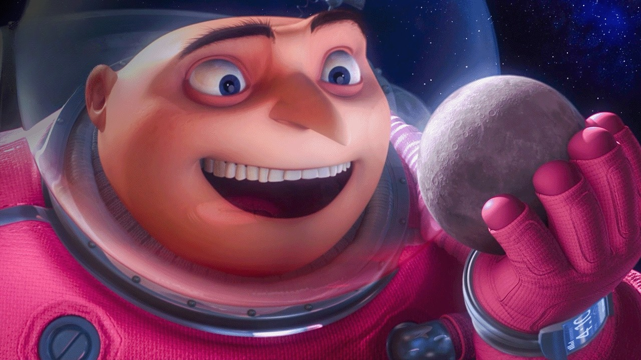 Gru shrinks the moon (full scene) | Despicable Me