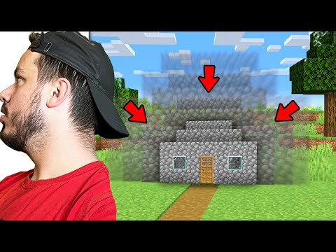 Shrinking my friend's Minecraft house every time he turns around