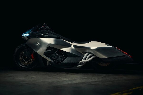 A six-cylinder 1,800-cc BMW bike inspired by the Concorde: The Vision K18
