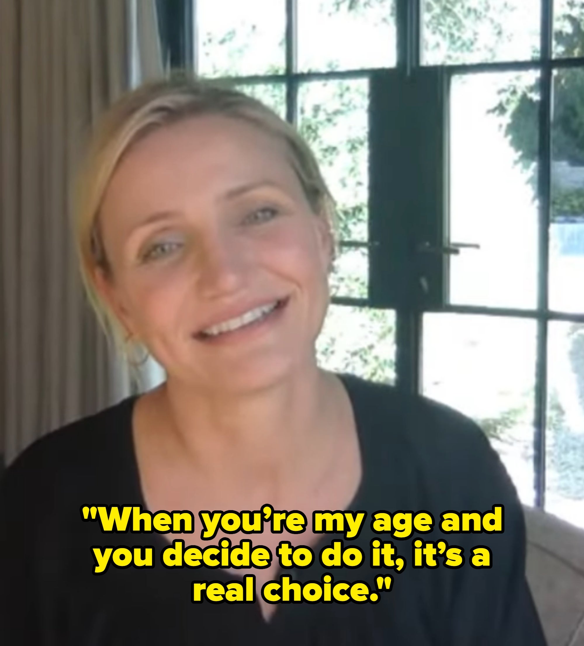 People are debating Cameron Diaz's quotes about having kids later in life