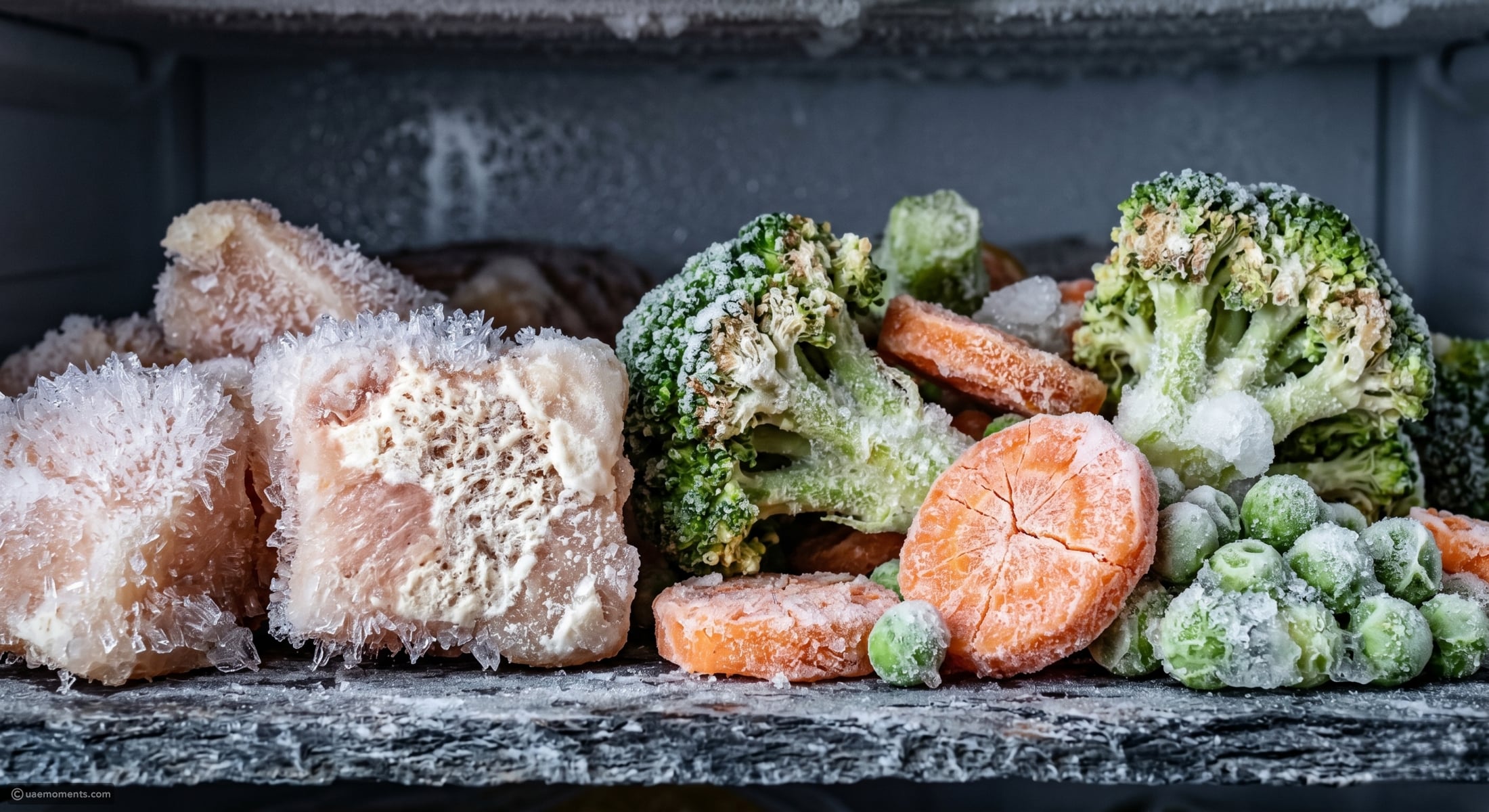 What ice crystals on frozen food actually say about your meal
