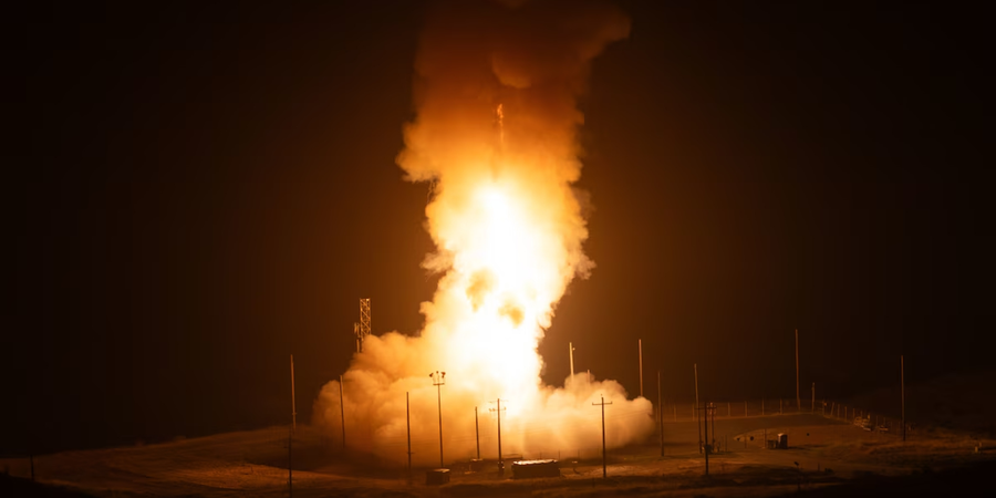 US tests Minuteman III missile after Russia launches nuclear drills