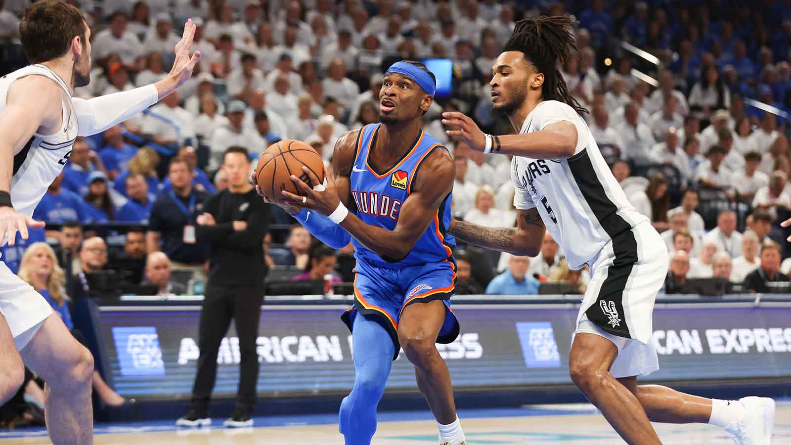 Shai Gilgeous-Alexander’s immediate reaction to Game 2 win vs. Spurs