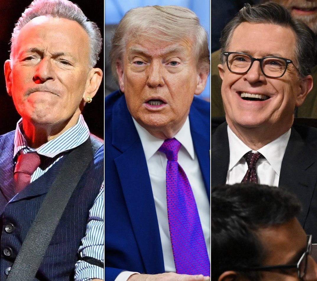 Bruce Springsteen blasts Donald Trump and CBS owners in fiery Colbert ...