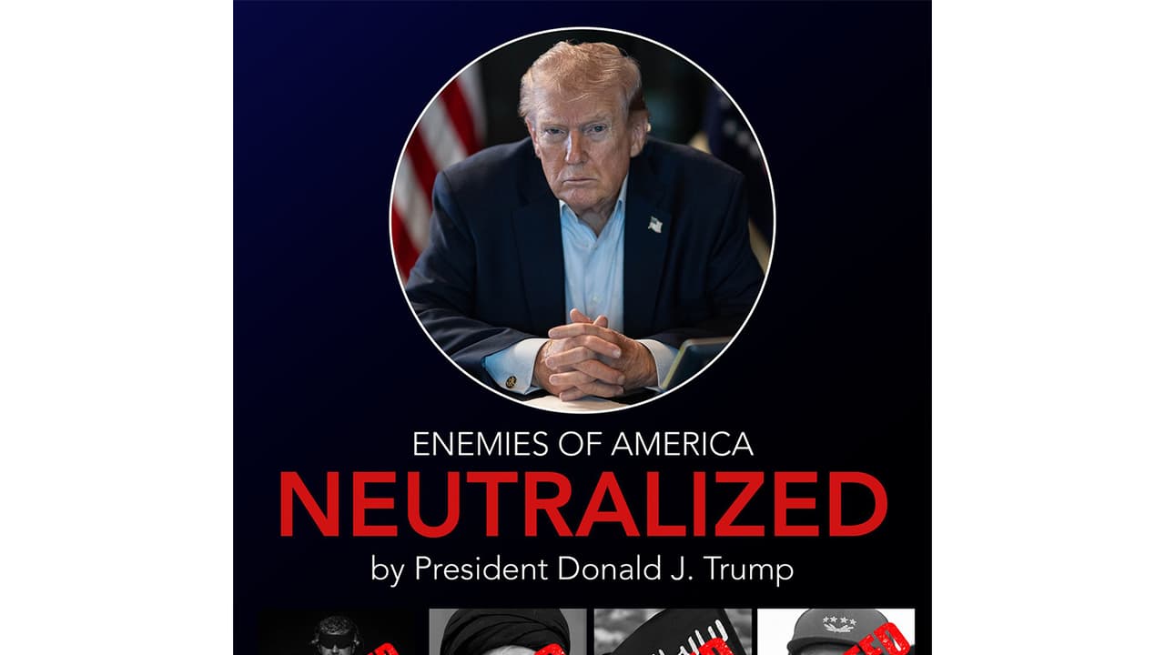 White House touts Trump's role in 'neutralising enemies' of America