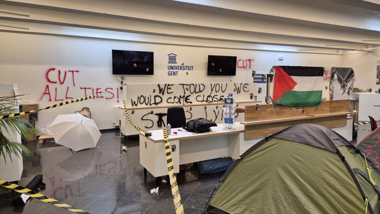 Parket voert onderzoek naar pro-Palestijnse bezetting UGent
