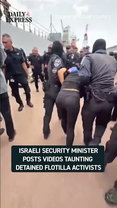 Israel's security minister was condemned after posting videos taunting ...