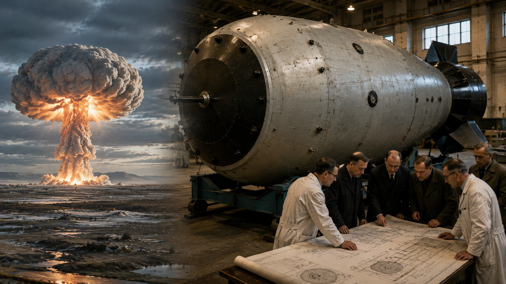 They built the biggest nuclear bomb ever… then cut it in half