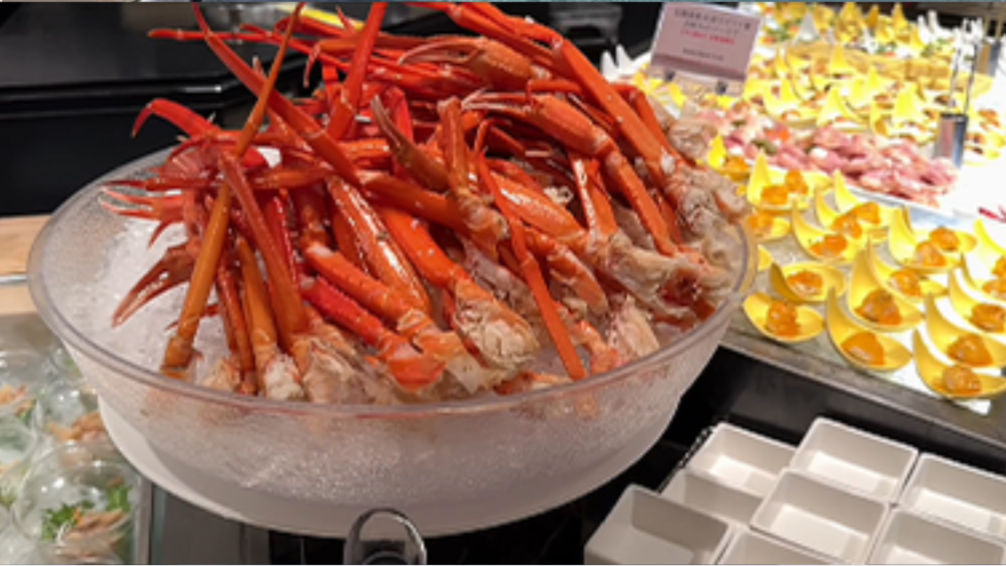 カニと寿司の食べ放題